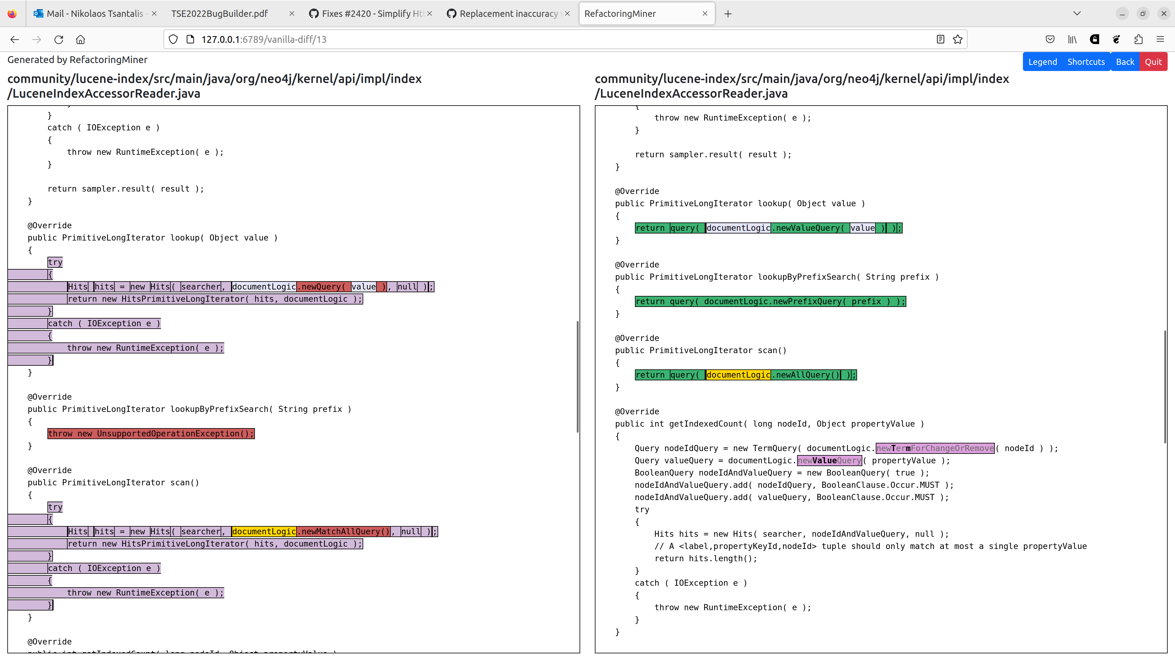 Replacement inaccuracy within an Extract Method refactoring · Issue #348 · tsantalis ...