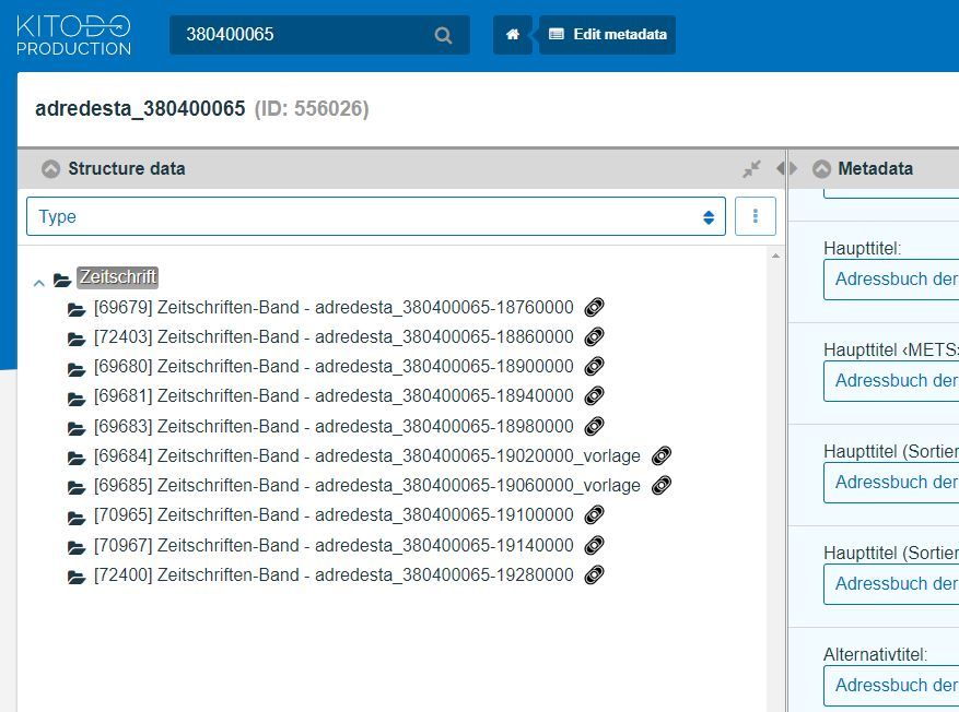 Enable corrections of volume-processes in the metadata editor · Issue #4738 · kitodo/kitodo ...
