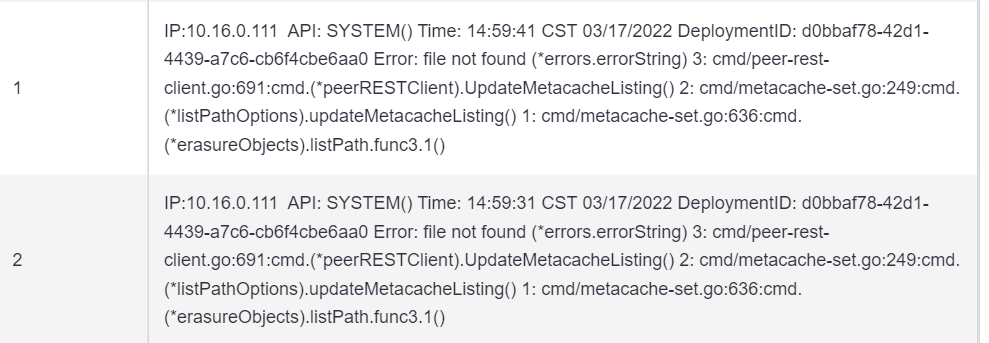 Error: file not found · Issue #14564 · minio/minio · GitHub