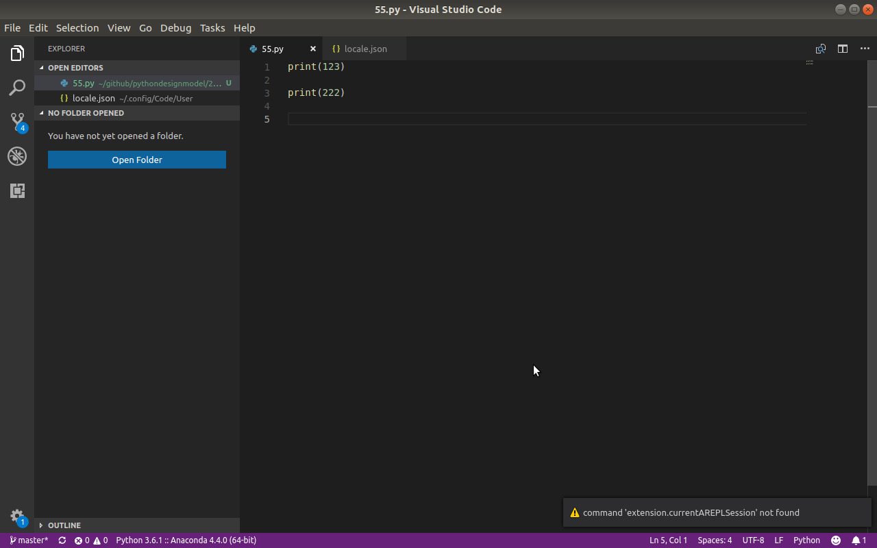 cannot run in ubuntu 18.0 · Issue #128 · Almenon/AREPL-vscode · GitHub
