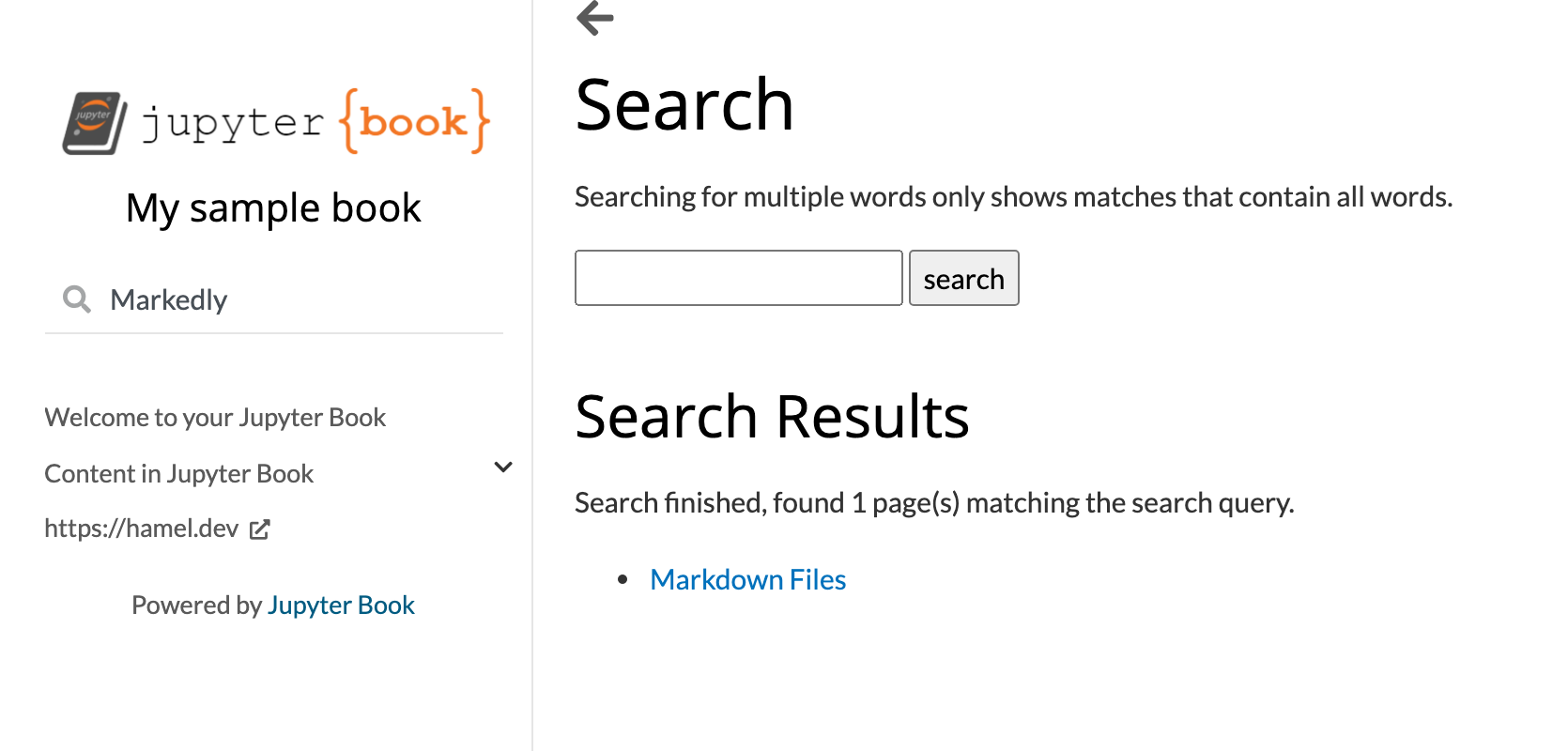 How to configure Search? · Issue #1242 · jupyter-book/jupyter-book · GitHub