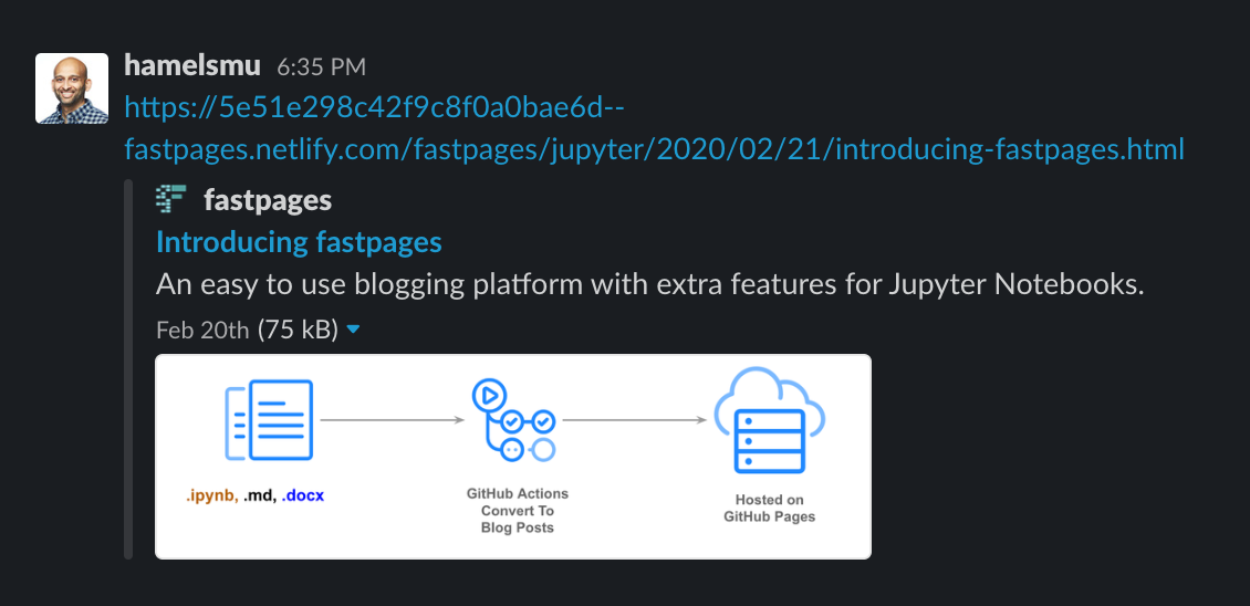 Support Image previews · Issue #102 · fastai/fastpages · GitHub