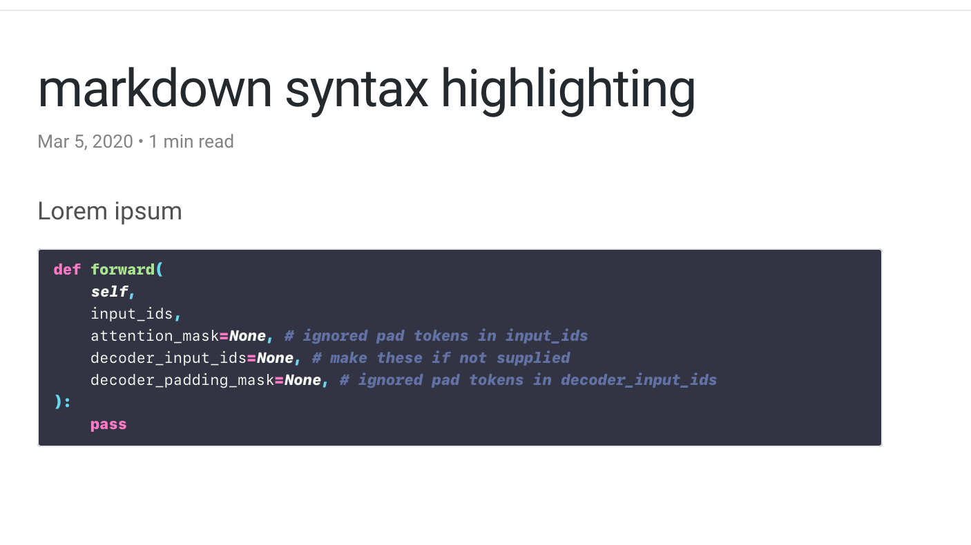 some variables have black background after ```python · Issue #192 · fastai/fastpages · GitHub