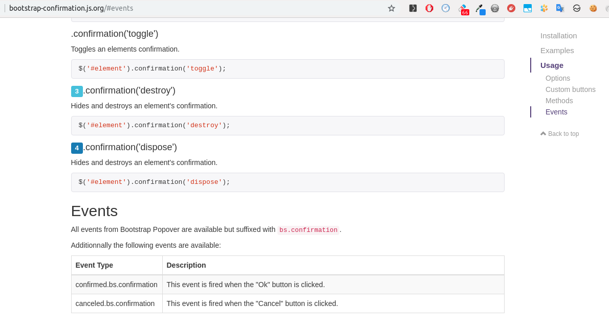Bootstrap Tooltip Compatibility · Issue 63 · Mistic100bootstrap Confirmation · Github