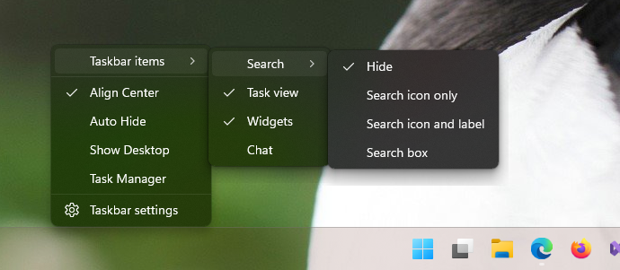 [FEATURE] Allow users to customize Taskbar Background Double-click/ Middle Click actions · Issue ...