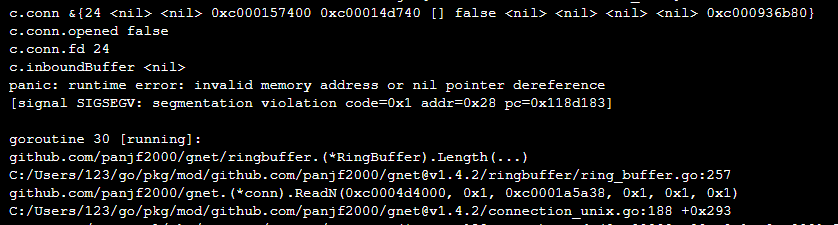 linux环境下ReadN引起的panic · Issue #194 · panjf2000/gnet · GitHub