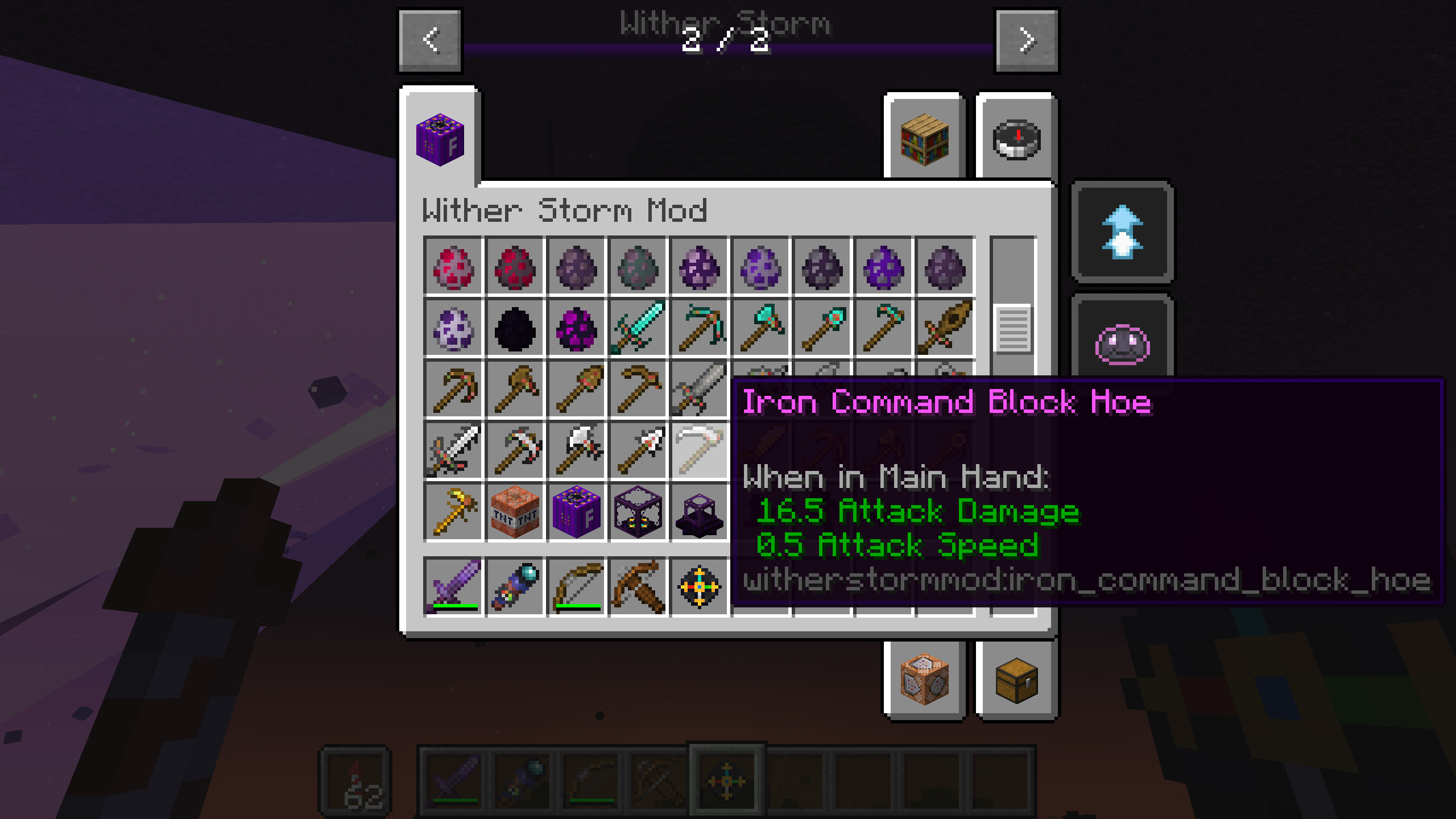 [Bug]: Command block iron hoes do 16.5 damage · Issue #1591 ...