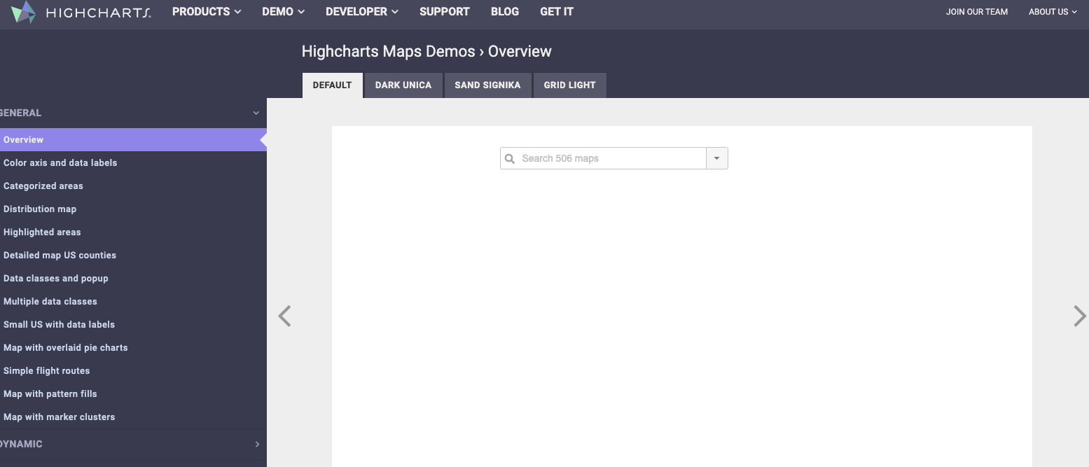 Highcharts Maps Overview demo on website not rendered · Issue #15358 · highcharts/highcharts ...