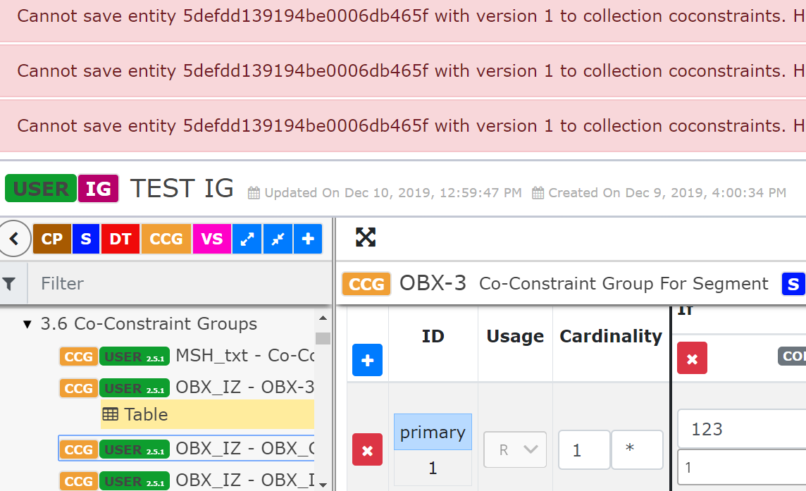 Co-constraint Groups · Issue #720 · usnistgov/hl7-igamt · GitHub