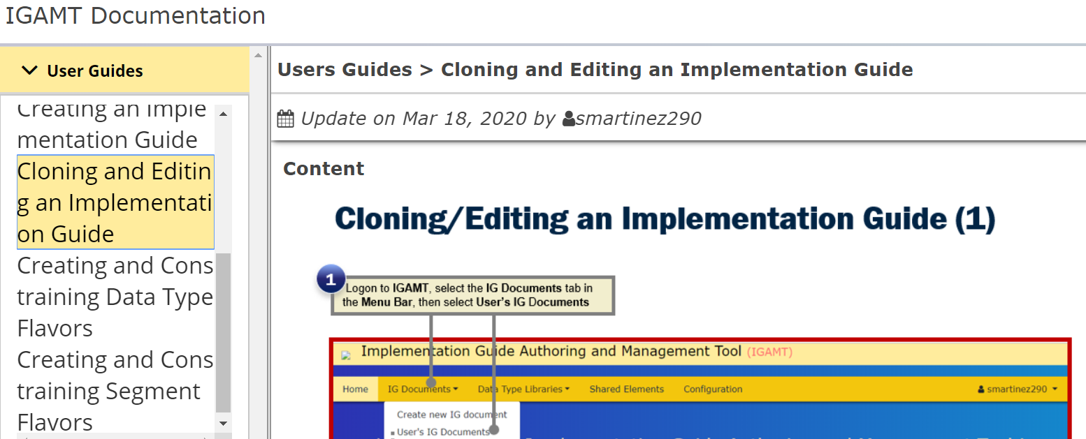 Documentation Tab Ug · Issue 849 · Usnistgovhl7 Igamt · Github
