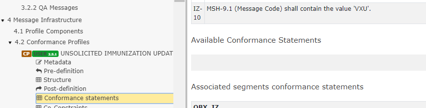 CS at Message Level not included in GVT Profile Viewer · Issue #861 · usnistgov/hl7-igamt · GitHub