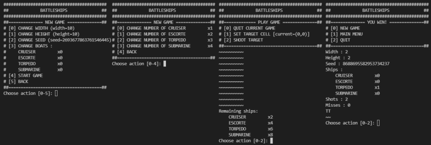 GitHub - MarsRaptor/battleships: Single player battleships, via CLI or GUI using pygame and ...