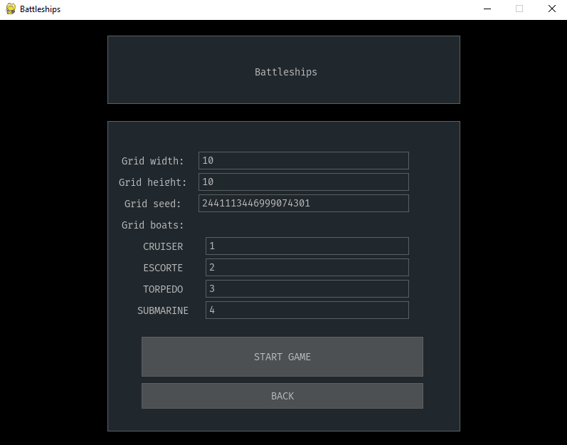 GitHub - MarsRaptor/battleships: Single player battleships, via CLI or GUI using pygame and ...
