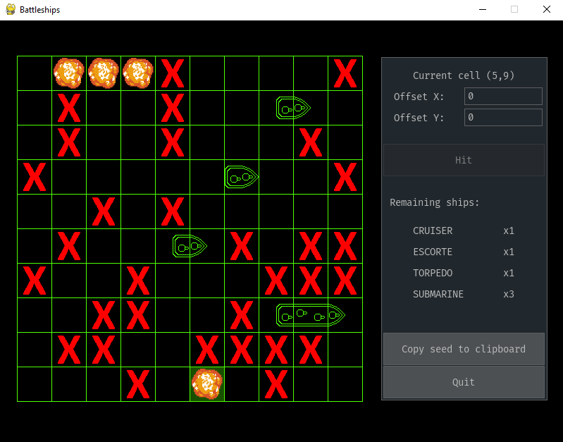 GitHub - MarsRaptor/battleships: Single player battleships, via CLI or GUI using pygame and ...