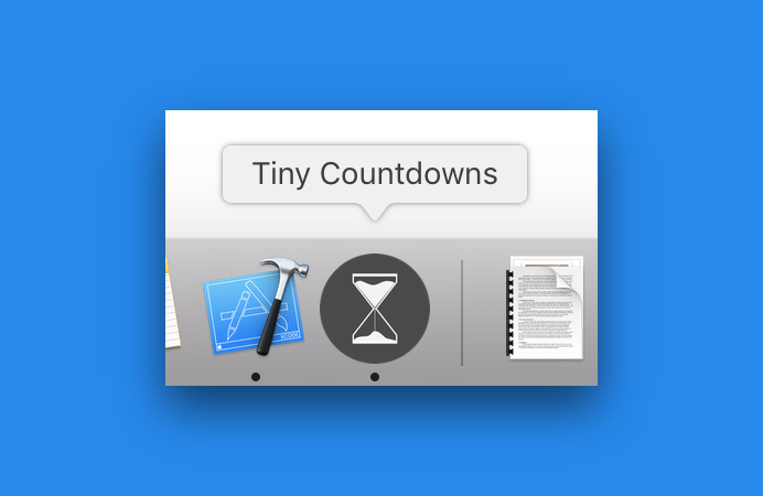 GitHub - ggarnhart/tiny-countdowns: A small mac app that counts down to different events.