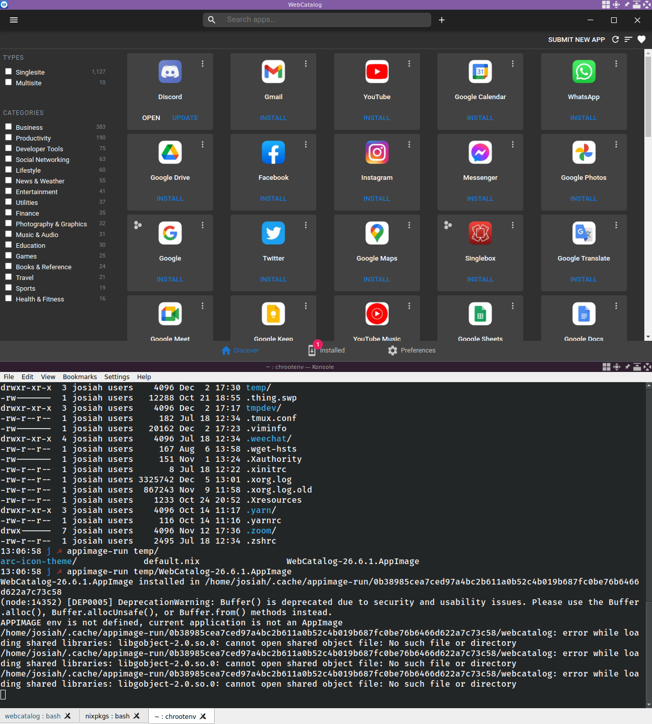 feature: add NixOS support · Issue #1104 · webcatalog/webcatalog-legacy ...