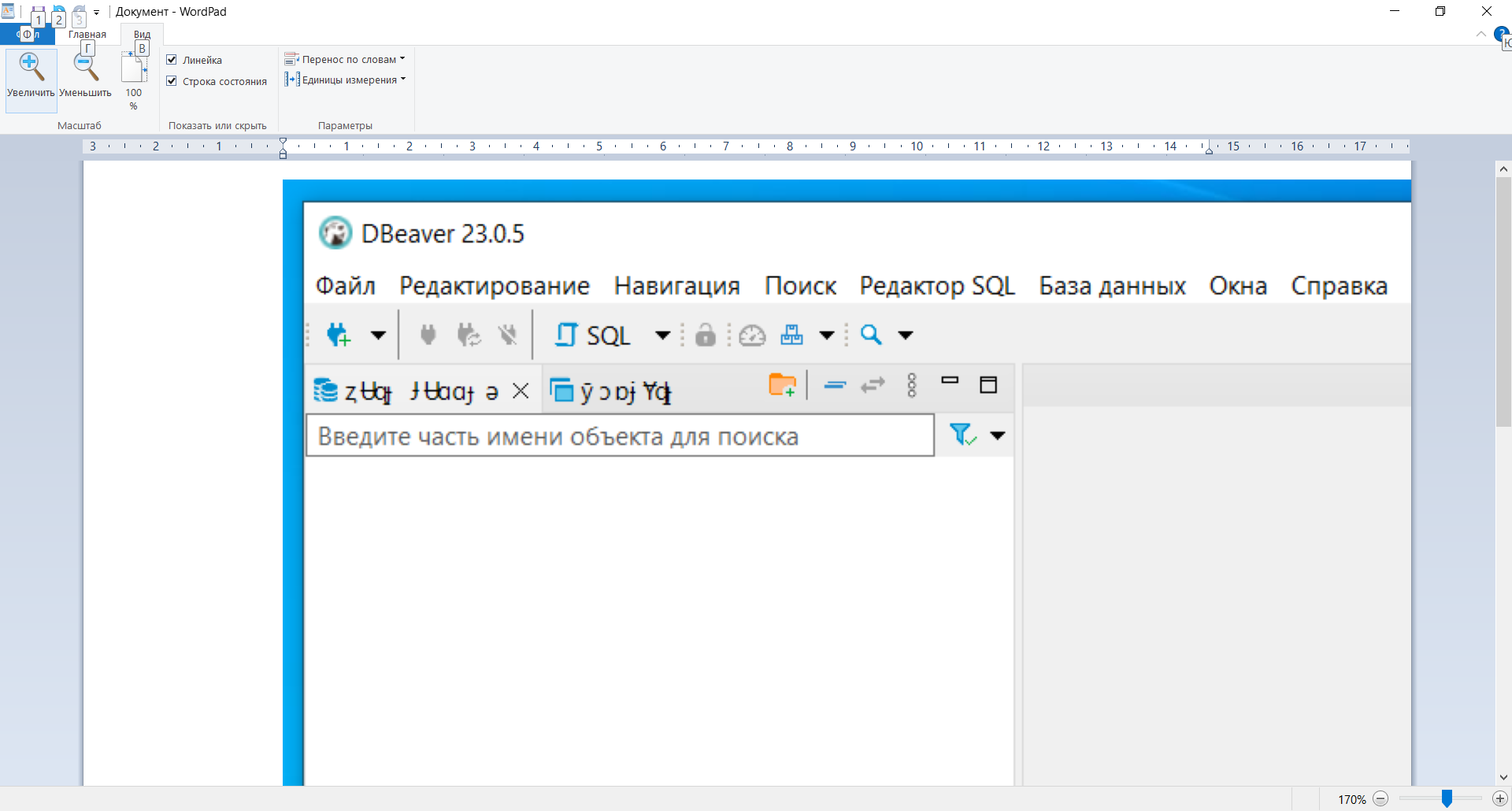 Unreadable characters in the name of the project or database · Issue ...