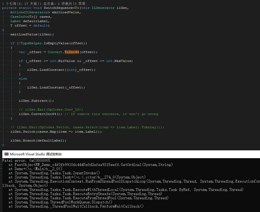 Switch IL bug in .NET Core 3.1 · Issue #39256 · dotnet/runtime · GitHub