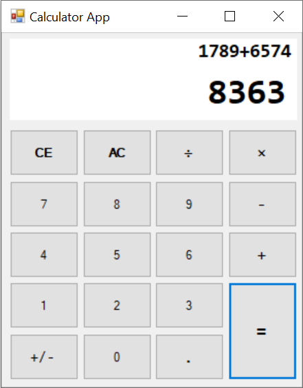 GitHub - deddyrumapea/NET-Calculator: A calculator windows form application built on NET framework