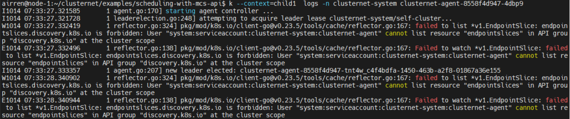 The Agent doesn't have access to endpointslice, need to update the helm chart · Issue #32 ...
