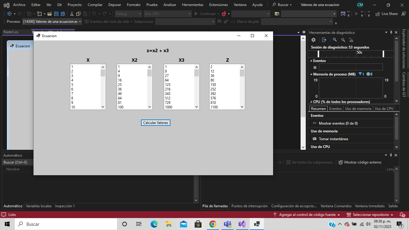 GitHub - CodyMaster8/Valores-de-una-ecuacion