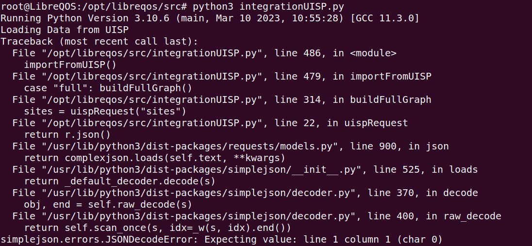 UISP Integration issue with LibreQOS · Issue #347 · LibreQoE/LibreQoS · GitHub