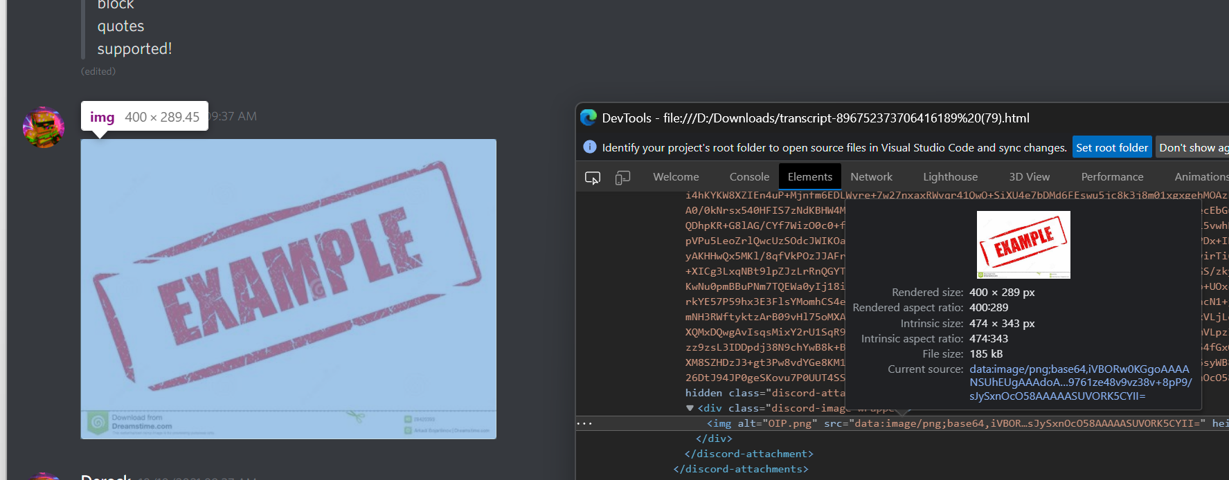 Saveimages Not Storing Raw Image Data · Issue 121 · Itzderock Discord Html Transcripts · Github