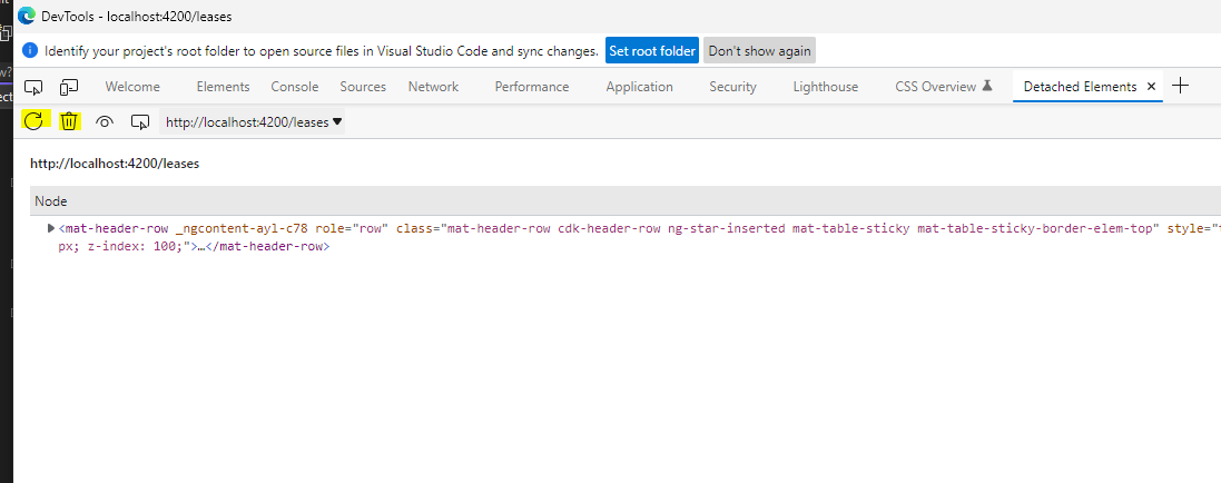 Memory Leak Detached Objects · Issue 47748 · Angular Angular · Github