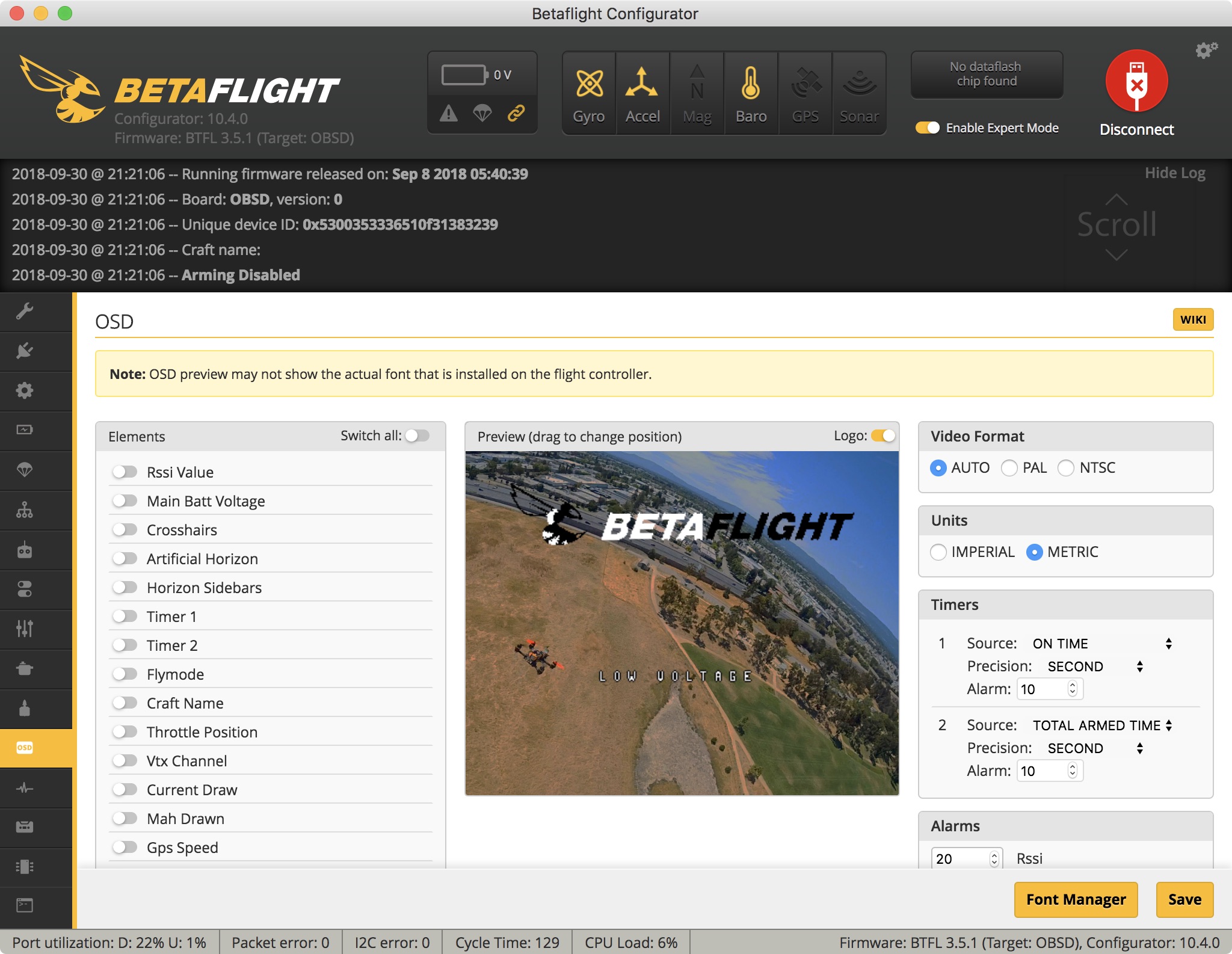 OSD does not show settings · Issue #1206 · betaflight/betaflight-configurator · GitHub