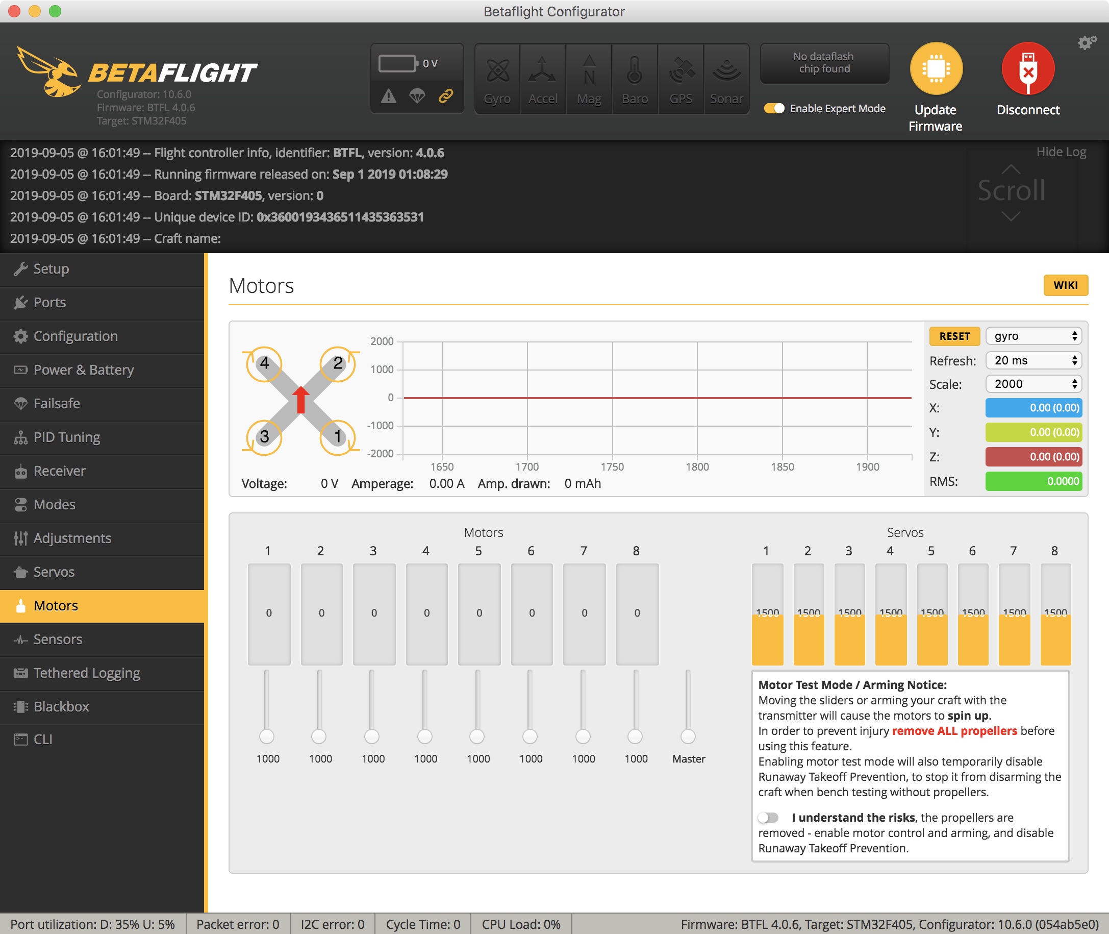 Unified Targets - MSP_MOTORS doesn't like missing motors. · Issue #8823 ...