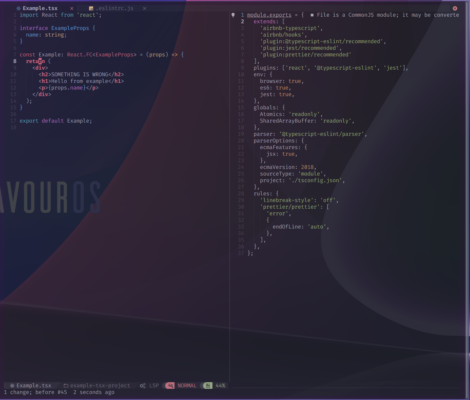 Add options for eslint and prettier · Issue #431 · NvChad/NvChad · GitHub