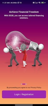 GitHub - SD2B/Onboarding-Screen: Simple onboarding screen with color gradient background.