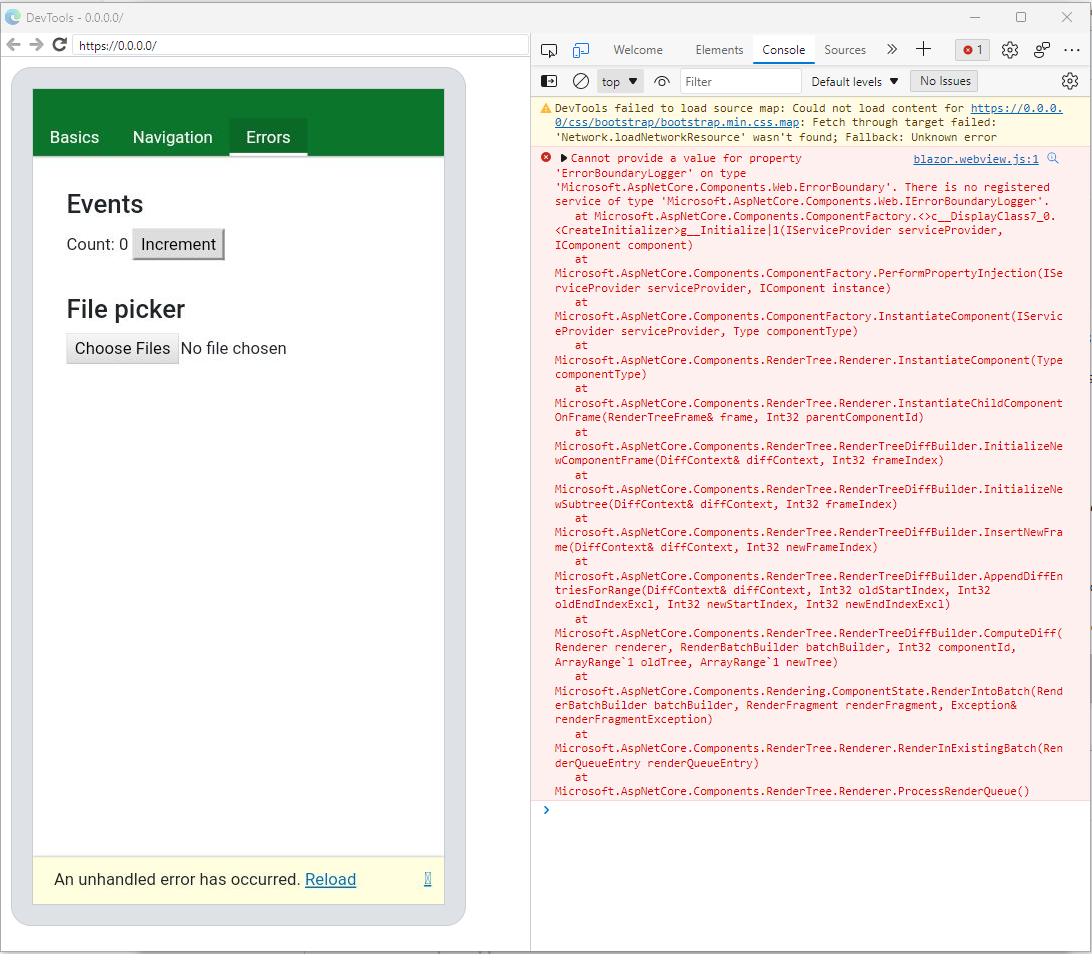 BlazorWebView inside Android can't be reloaded · Issue #5136 · dotnet/maui · GitHub