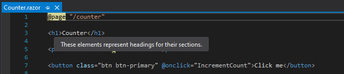 Codespaces HTML Hovers don't work until changes made in file · Issue #5297 · dotnet/razor · GitHub