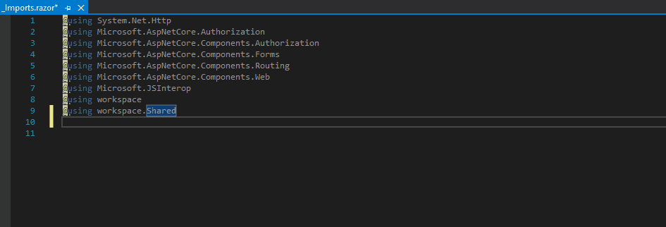 Polyfill C# statements until snippet support is available. · Issue #5282 · dotnet/razor · GitHub