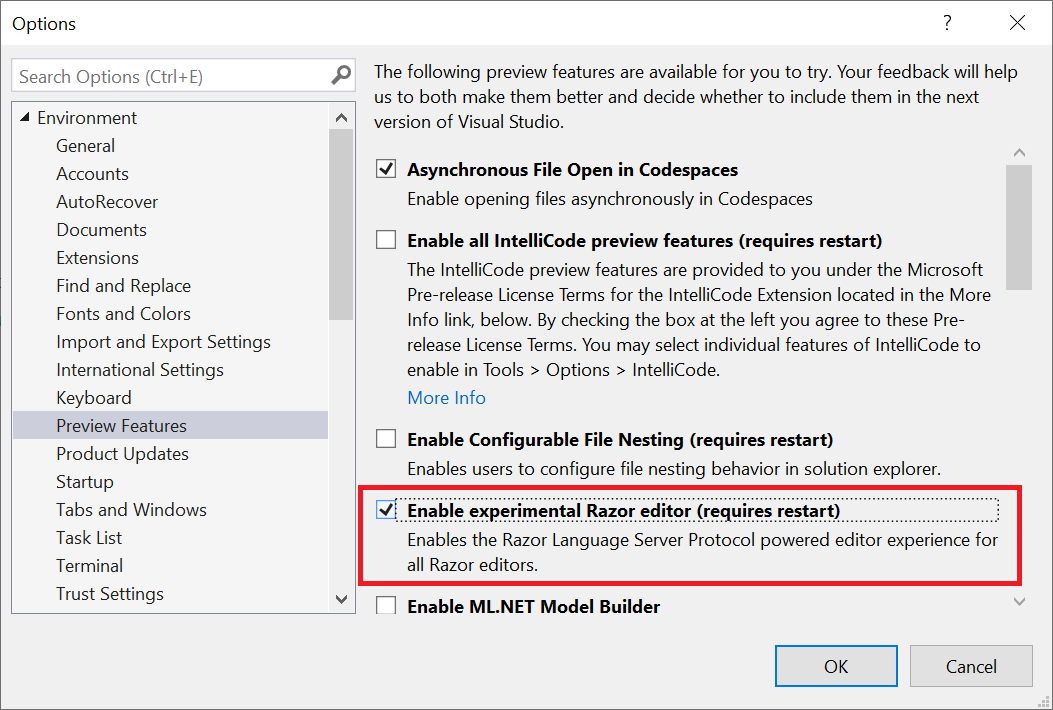 Visual Studio crash using Blazor Web Assembly App · Issue #5200 · dotnet/razor · GitHub