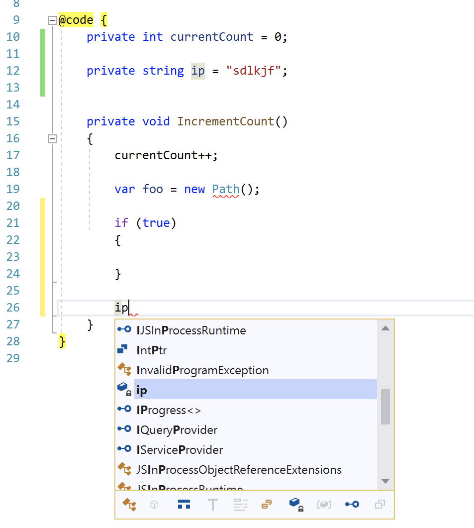 Completion Variables Should Be Preferred Over Keywords · Issue #5051 · dotnet/razor · GitHub