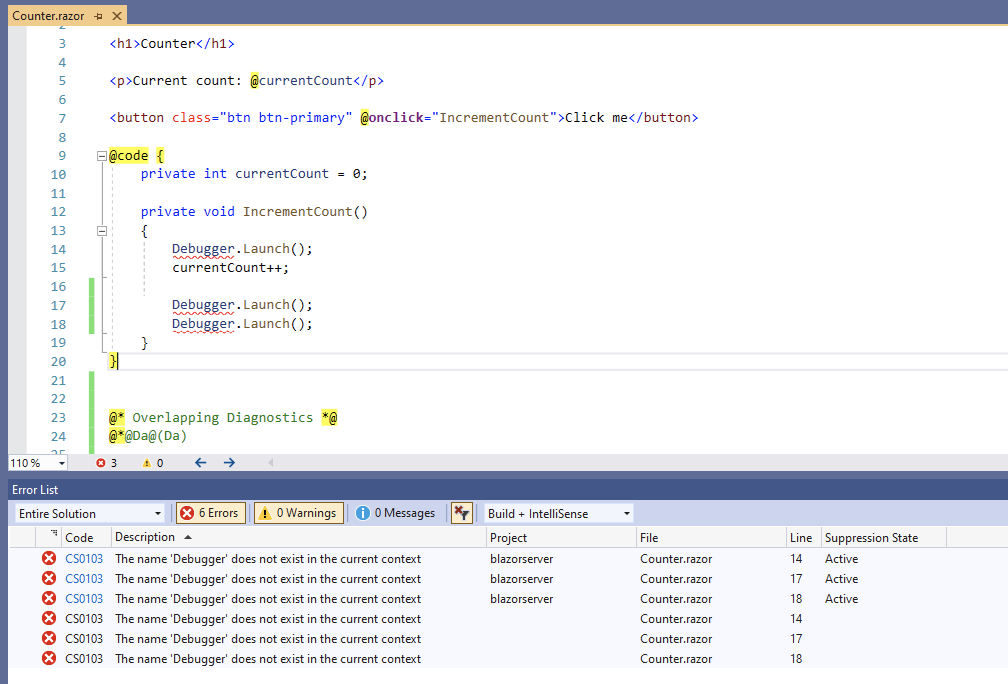 Double diagnostics in error list after building · Issue #5057 · dotnet ...
