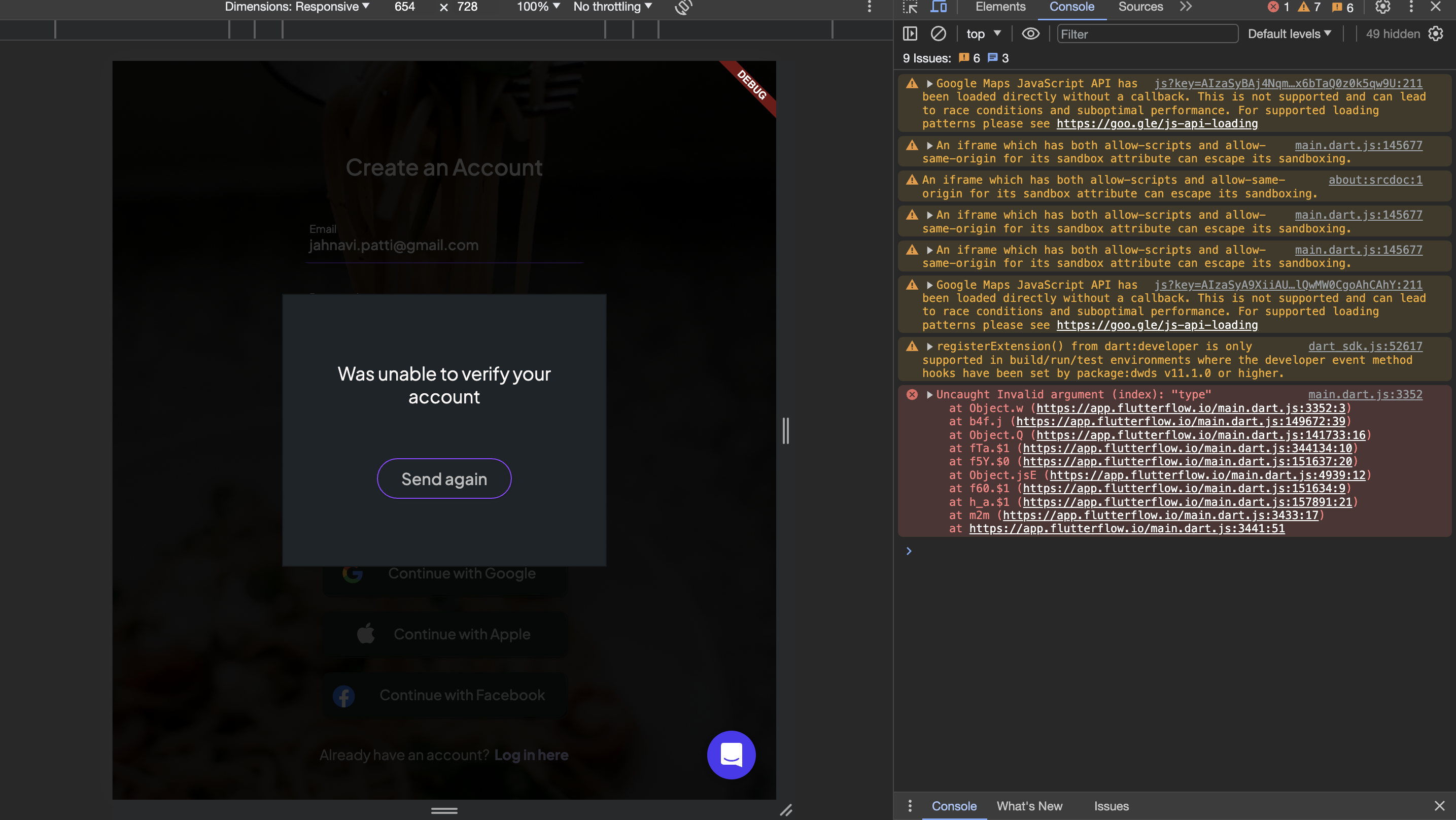 Email Verification Issue · Issue #1675 · FlutterFlow/flutterflow-issues · GitHub