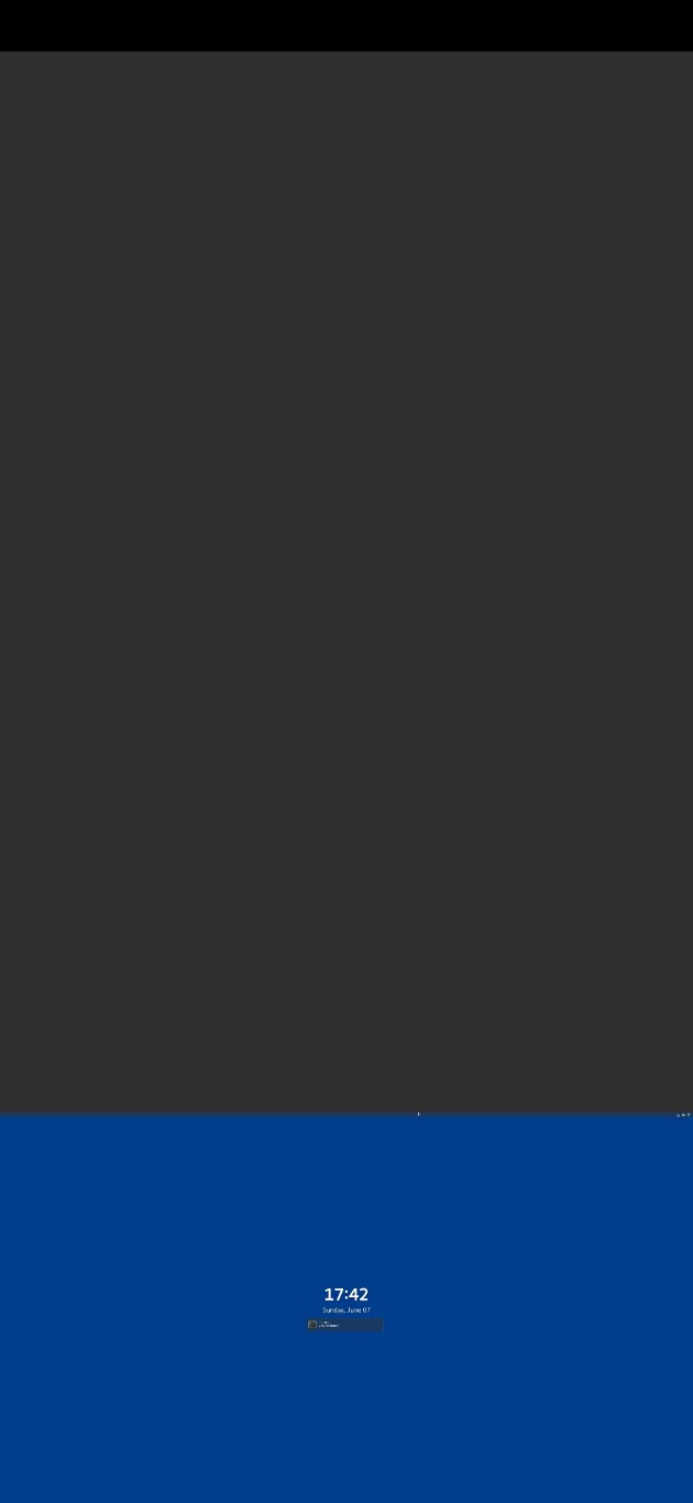 remote screen anchored to bottom of local screen so keyboard blocks ...