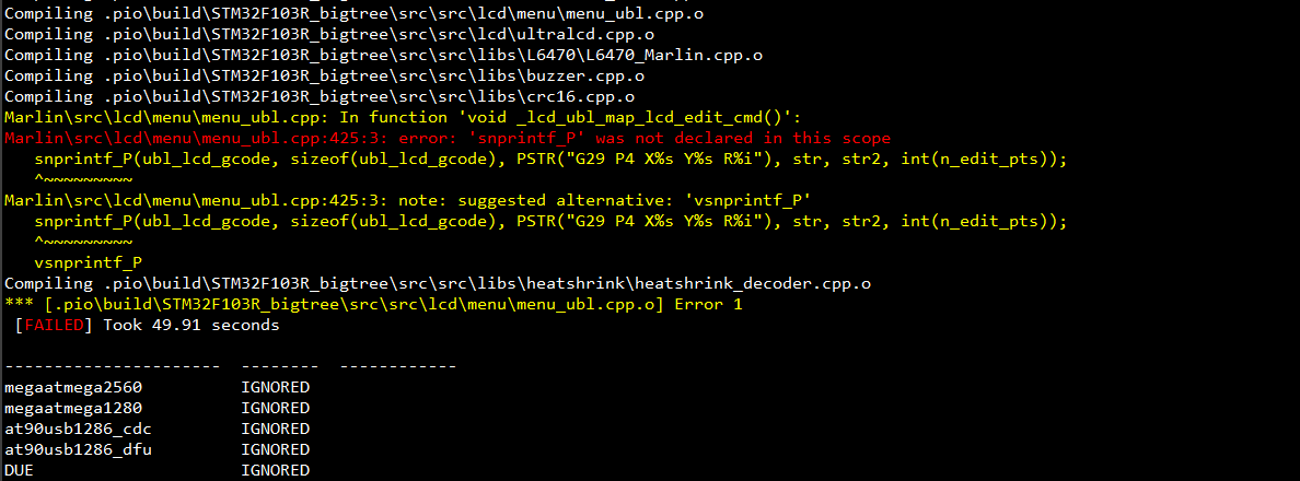 Bug 3x Compile Error With Ubl And Tx Buffer Set · Issue 15235 · Marlinfirmwaremarlin · Github