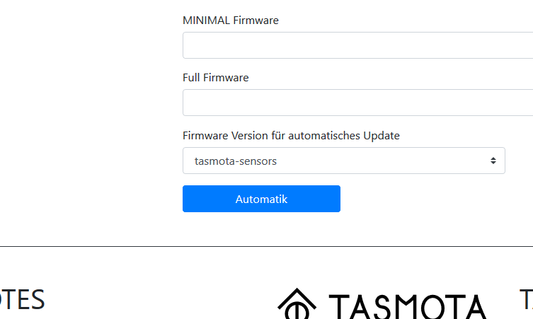 Tasmota firmware versions update · Issue #363 · TasmoAdmin/TasmoAdmin · GitHub