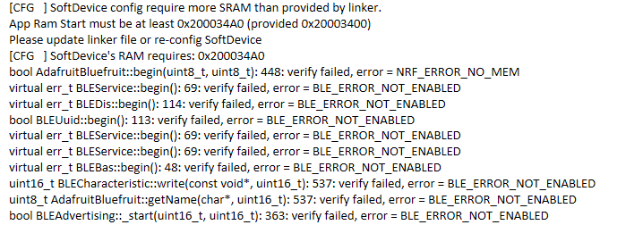 nRF52832 Insufficient SRAM for SoftDevice · Issue #412 · adafruit/Adafruit_nRF52_Arduino · GitHub
