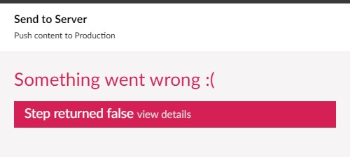 uSync Fails to Publish Content with Error "Step returned false" · Issue #112 · KevinJump/uSync ...