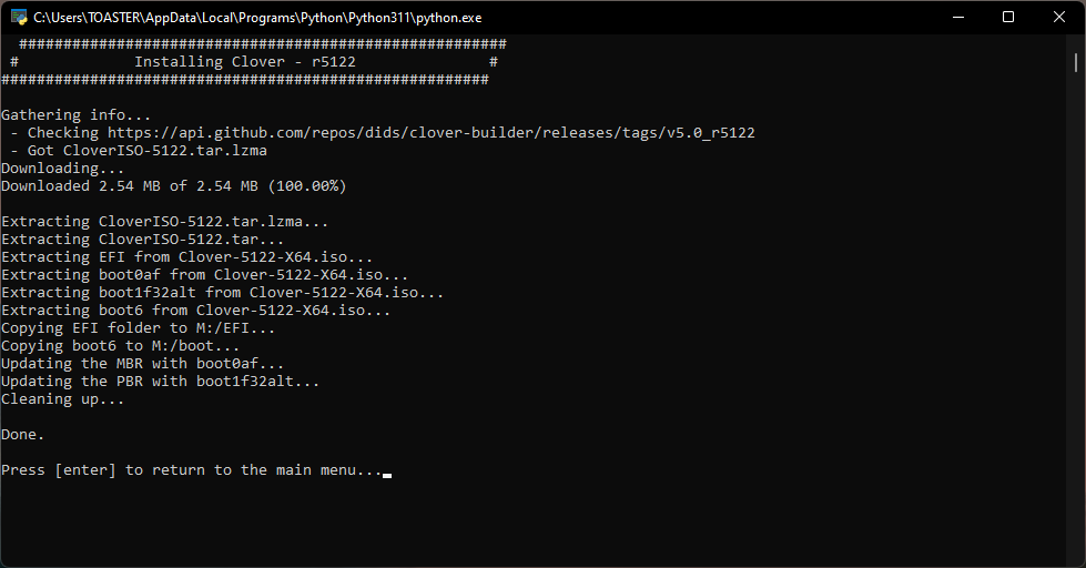 Please Add Option For Using Locally Downloaded Builds of (Opencore, Clover) · Issue #282 ...