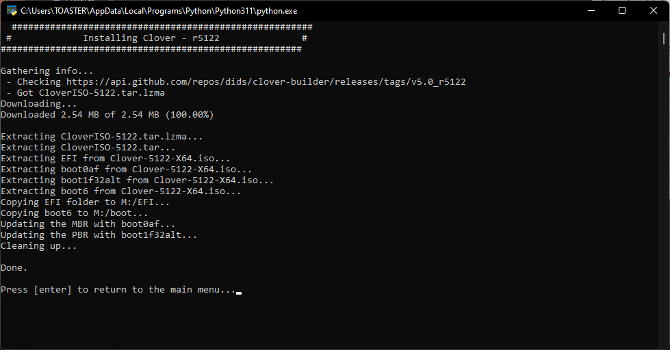 Please Add Option For Using Locally Downloaded Builds of (Opencore, Clover) · Issue #282 ...