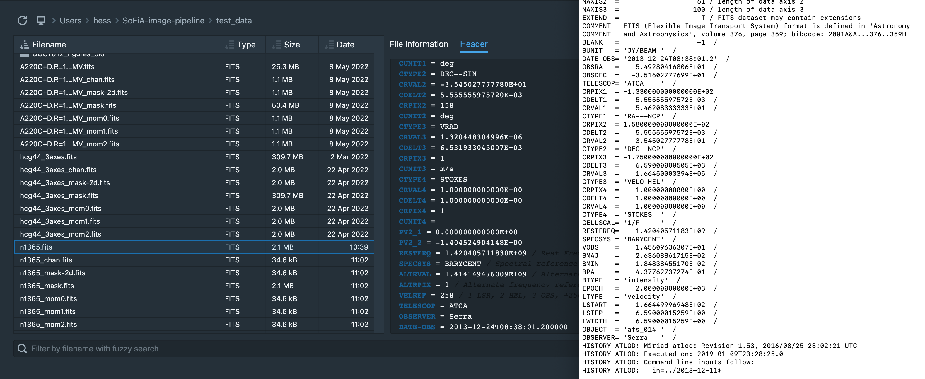 Turn off automatic vopt to vrad conversion in header display · Issue ...