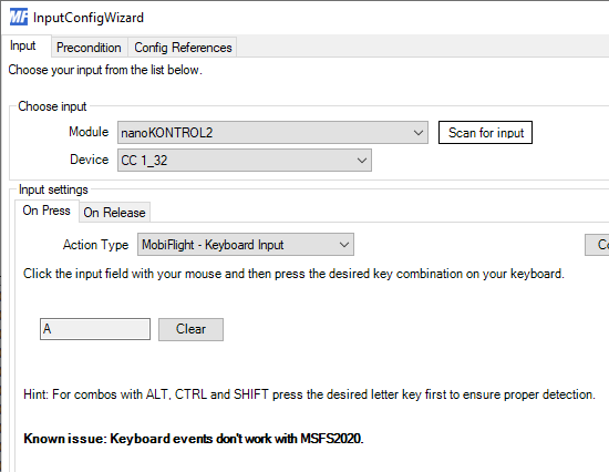 MIDI input device and event is lost after first closing the ...