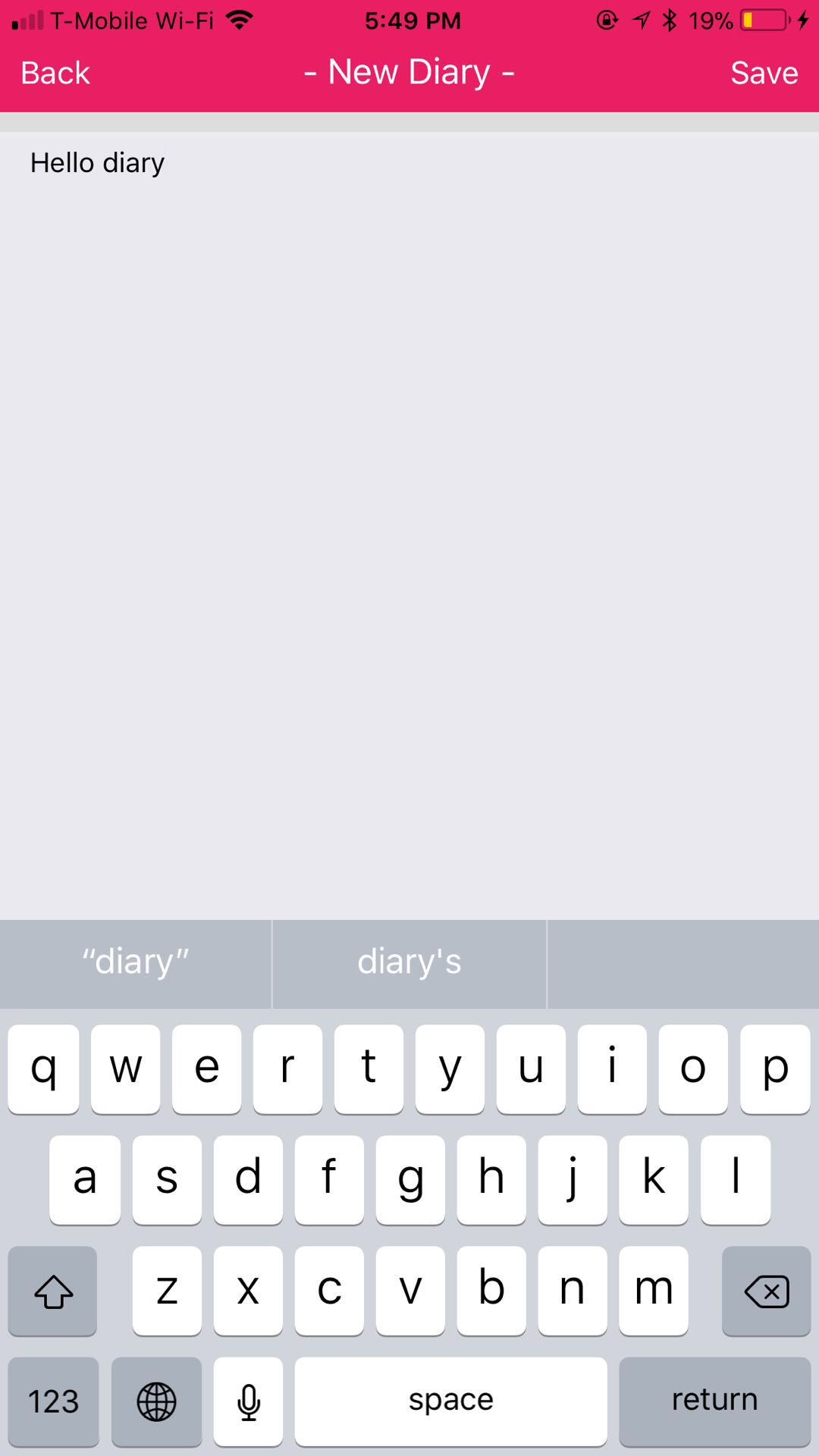 GitHub - WilliamXu-Infinity/Diary: Diary app based on react native