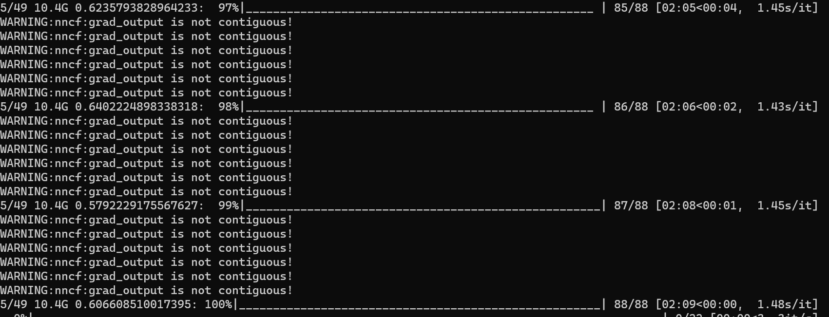 Gradoutput Is Not Contiguous · Issue 1334 · Openvinotoolkitnncf · Github 